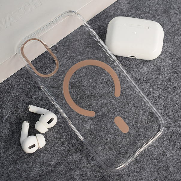 Maska za iPhone 17 Berlia Sheen Mag Case zlatna