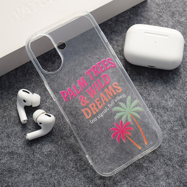 Maska za iPhone 17 Palm Trees Nanobit Print
