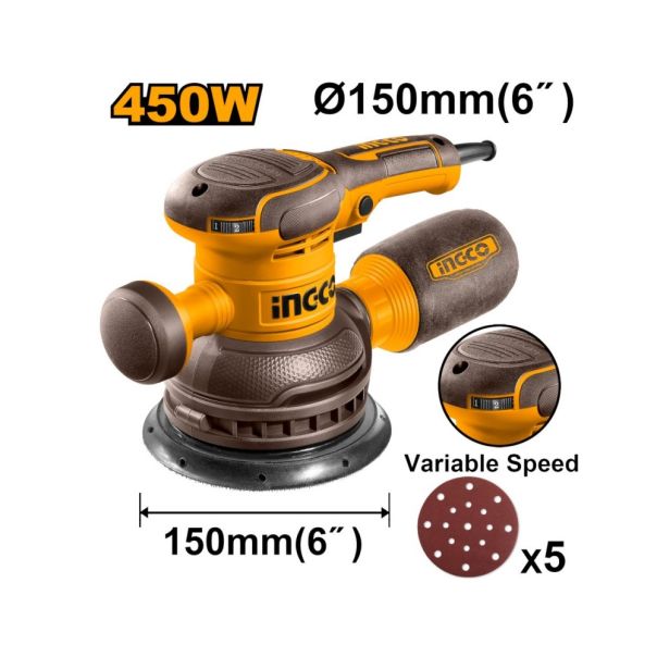 Električna šlajferica RS4516 450W 150mm SUPER INGCO