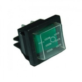 PREKIDAC SA ZASTITOM 4 KONTAKTA 16A 250V T105C ZELENI