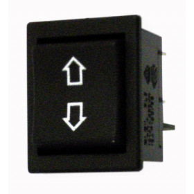 PREKIDAC SIROKI GORE-DOLE CRNI 16A 6 kontakta 22x30mm