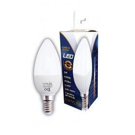 LED SIJALICA C37 5W E14 6500K bela