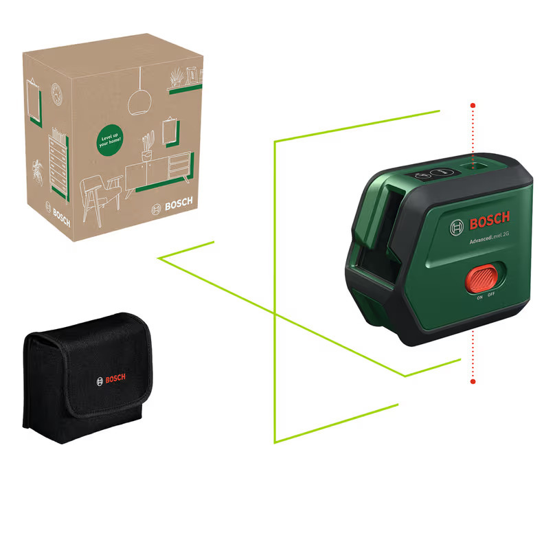 BOSCH Linijski laser AdvancedLevel 2GUNIKarton 0603663GZ0ID: EK000843668