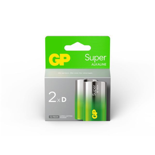 GP baterije LR20-SB2 D Super Alkaline