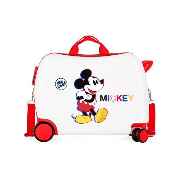 MICKEY 100 dečiji kofer na točkićima - bela