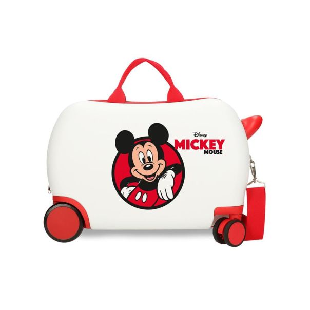 MICKEY RED dečiji kofer na točkićima - bela
