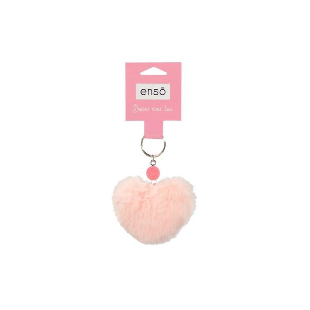ENSO FLUFFY CHARMS dečiji privezak - light pink