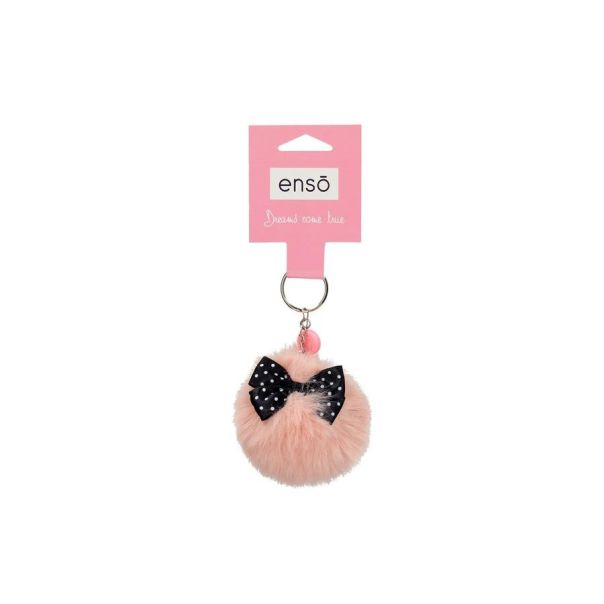 ENSO FLUFFY CHARMS dečiji privezak - powder pink