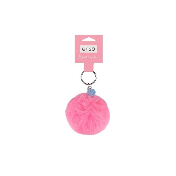 ENSO FLUFFY CHARMS dečiji privezak - pink