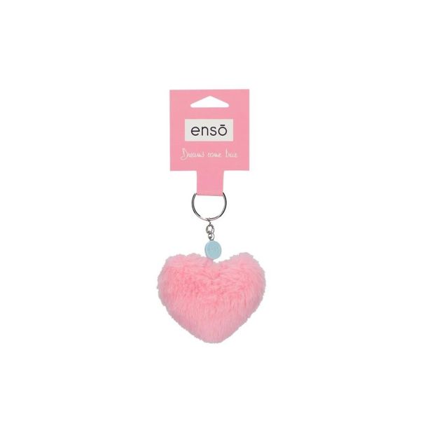 ENSO FLUFFY CHARMS dečiji privezak - light pink