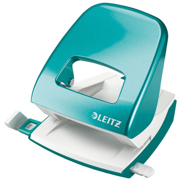 LEITZ Bušač 2 rupe do 30 listova NeXXt 50081251 metalik tirkizni