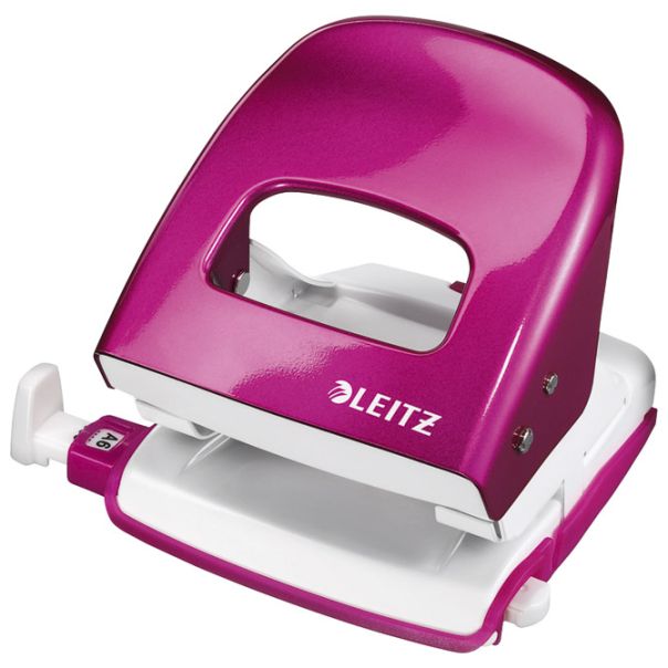LEITZ Bušač 2 rupe do 30 listova NeXXt 50082223 metalik roze blister