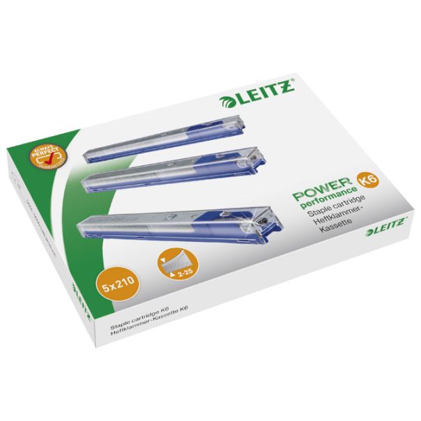 LEITZ Klamerice u kaseti K 6 od 2-25 listova pk5 55910000 plave