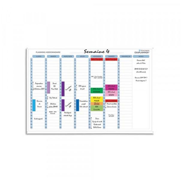 Nedeljna planer tabla 59x90 cm Exacompta 58153