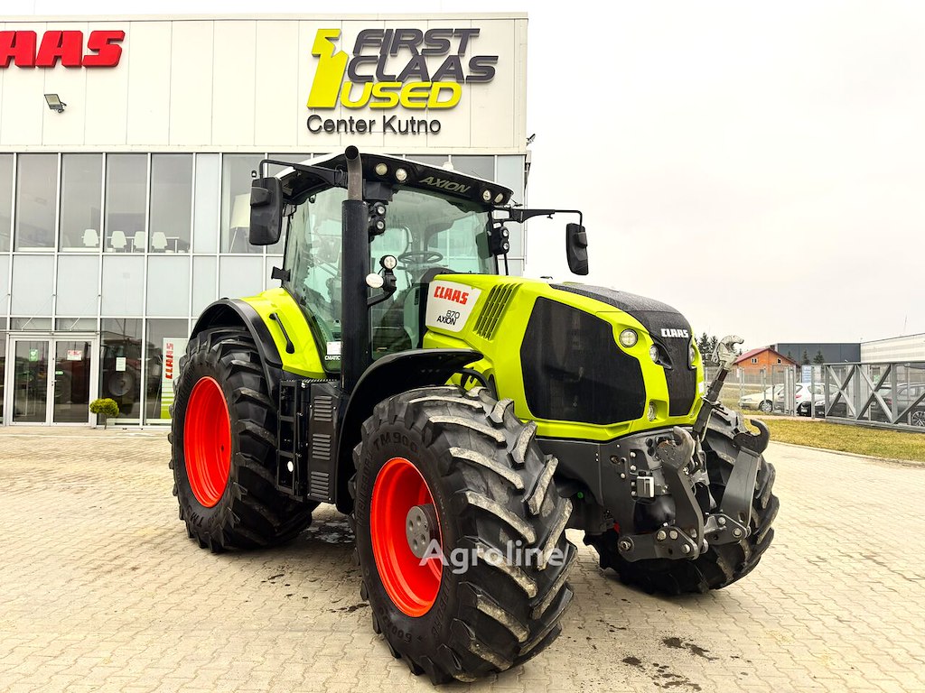 Claas Axion 870 traktor točkaš