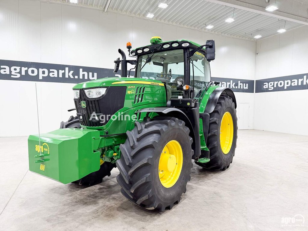 John Deere 6215R AutoQuad Plus 20/20 50 km/h, front axle and cab suspension traktor točkaš