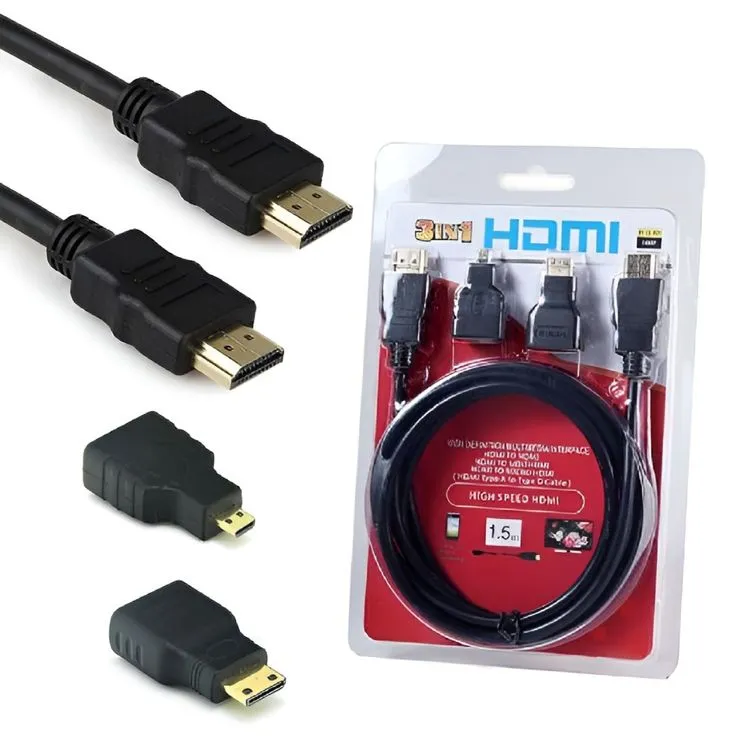 KETTZ HDMI Kabl sa Mikro/Mini Adapterom 1.5m