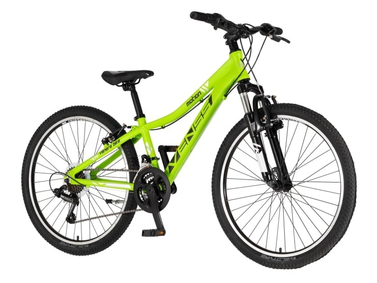 Bicikl junior 24 venssini parma x100 alu 24" alu 12" v-brake 18 brzina 132-155cm (xs) neon zeleni 1242058ID: EK000842479