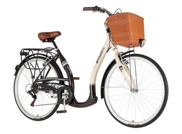 Bicikl city visitor vintage 28" alu 19" v-brake 6 brzina 167-192cm (l/xl) bež braon perla mat uv 1282106ID: EK000842369