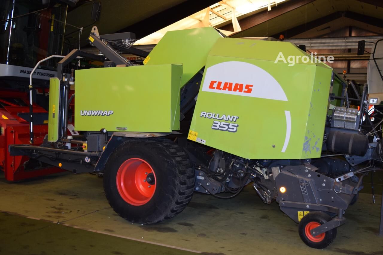 Claas Rollant 355 RC Uniwrap balirka za okrugle bale