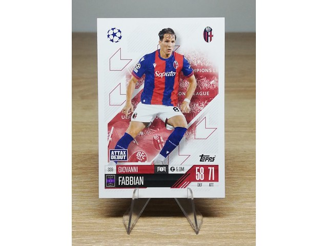 Match Attax 2024/25 339 Giovanni Fabbian