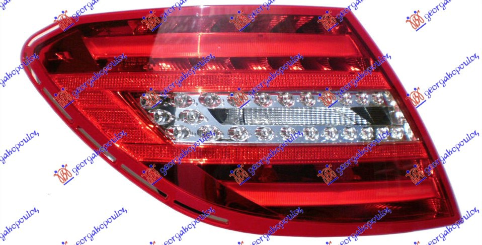 STOP LAMPA (LED) (KINA) Leva str. MERCEDES C CLASS COUPE 2011-2015 (W204) (OEM: 2048205464, 2049060203, A2048201864)