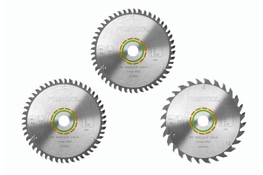 Festool Set listova cirkulara KSB-SORT/3 W 160x2,2, F 578565