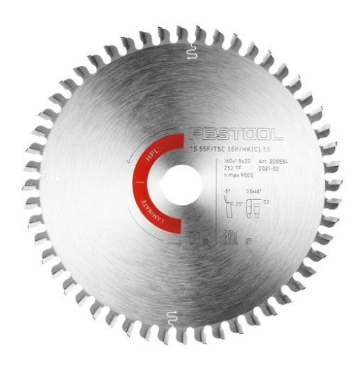 Festool List cirkulara HW 160x1,8x20 TF52, F 205554
