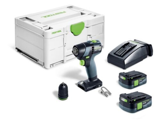 Festool TXS 12 2,5 Plus Baterijska bušilica - odvrtač, F 576873