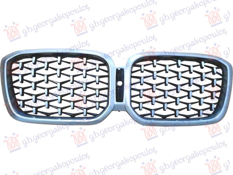 PVC MASKA CRNA (MREZA) (KAMERA) (HROM LAJSNA I OKVIR) BMW X4 2022- (G02) (OEM: 51135A20763)
