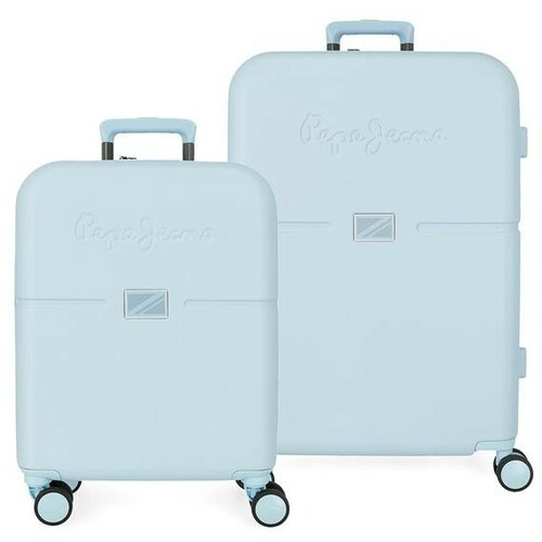 PEPE JEANS ACCENT set kofera 2/1 sky blue