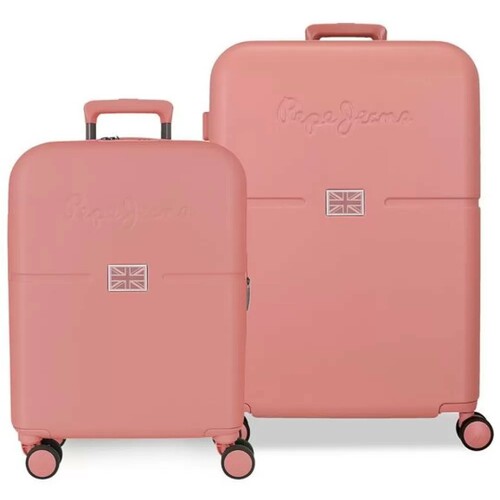 PEPE JEANS ACCENT set kofera 2/1 roze