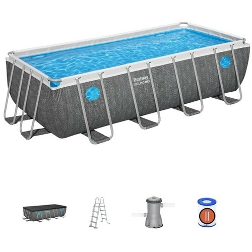 BESTWAY Steel Pro Max Splashview 488×244×122 cm set sa filter pumpom
