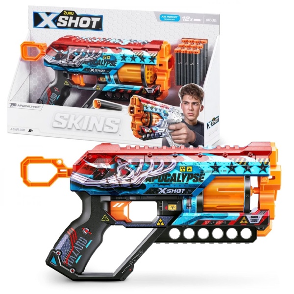 X-Shot Skins blaster Apocalypse Zuru 1044963