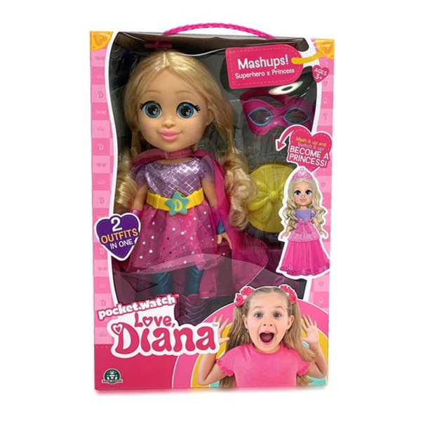 Lutka Superheroj i princeza Love Diana 1036080