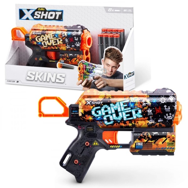Blaster Flux Game Over Zuru X-Shot Skins 1044961