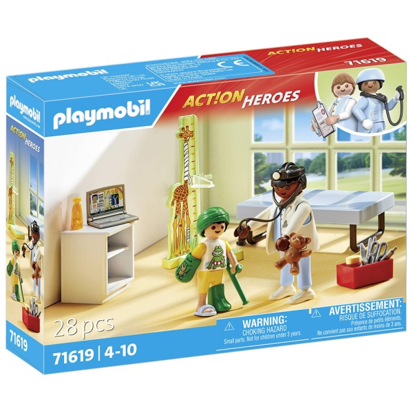 Pregled kod pedijatra Action Heroes Playmobil 1041315