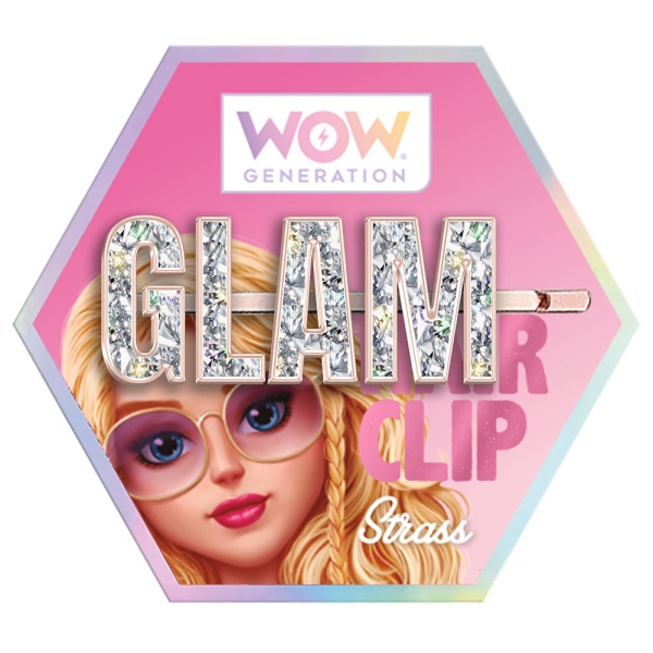 Šljokičasta ukosnica glam WOW Generation 1041057