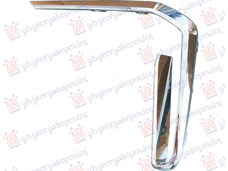 LAJSNA RESETKE PREDNJEG BRANIKA HROM (M-SPORT) Leva str. BMW X7 2018-2023 (G07) (OEM: 51118745739)