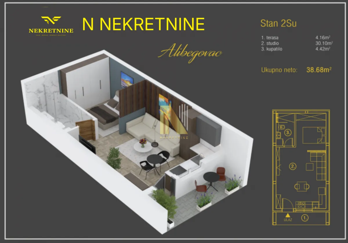 Prodaja, parking/garaža, 39m², Alibegovac, Petrovaradin