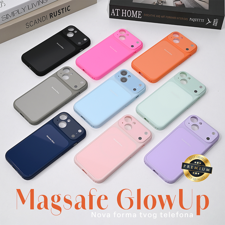 Zastitna maska (futrola) Magsafe GlowUp - iPhone 13/14 6.1 crna