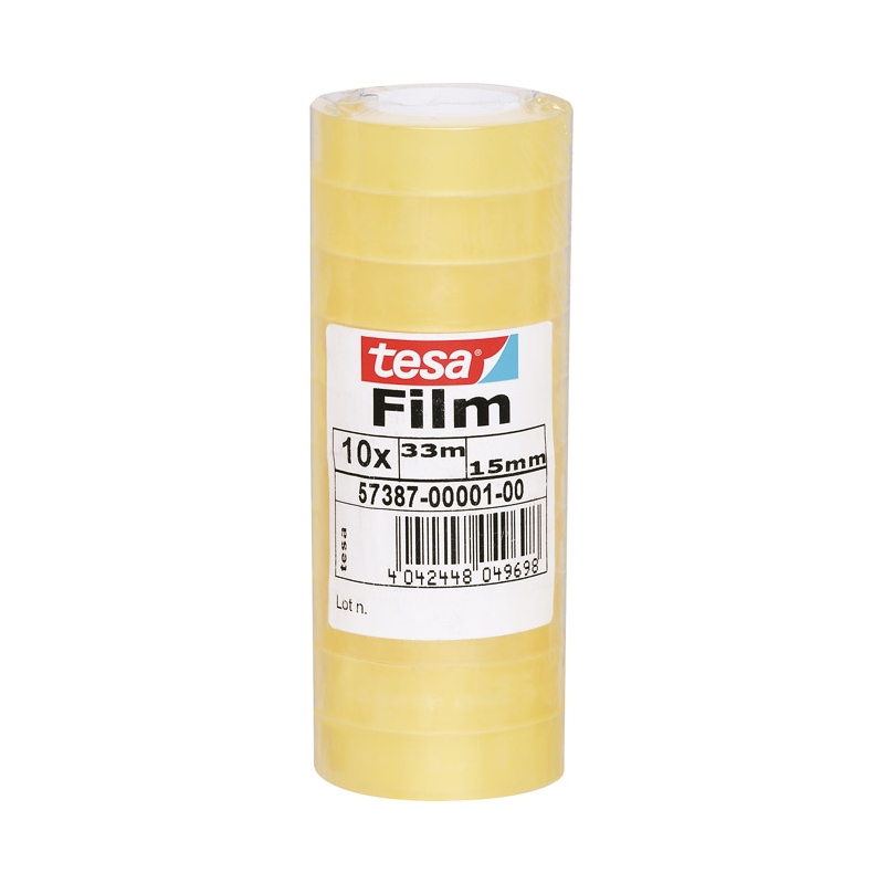 Selotejp - Traka Lepljiva 15mm/33m Pk10 Tesafilm Tesa 57387 Providna