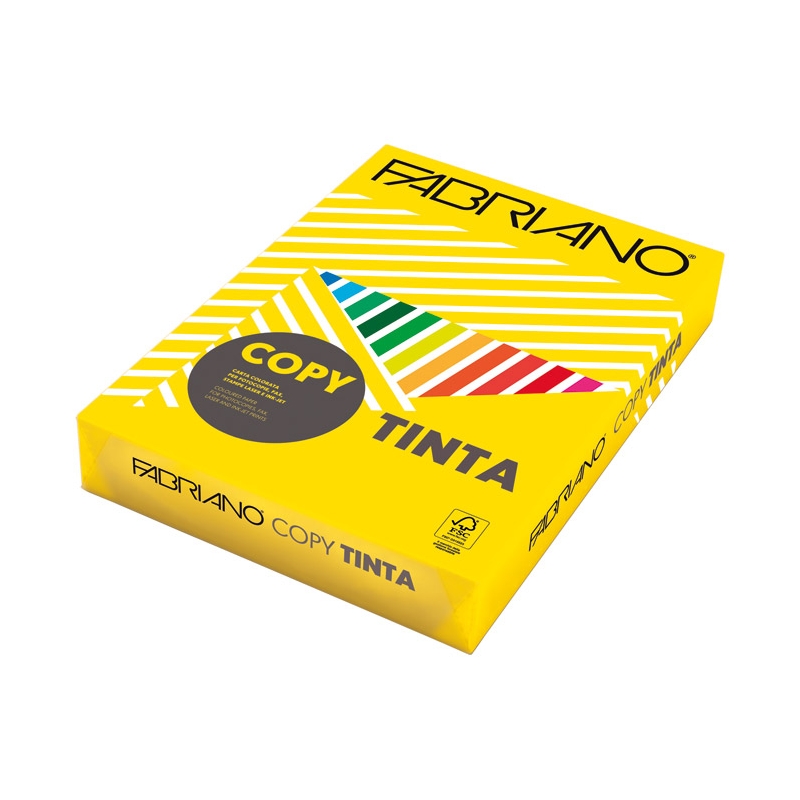 Fotokopir Papir Copytinta A4 200g Pk100 Fabriano 65021297 Jarko Žuti (Giallo)