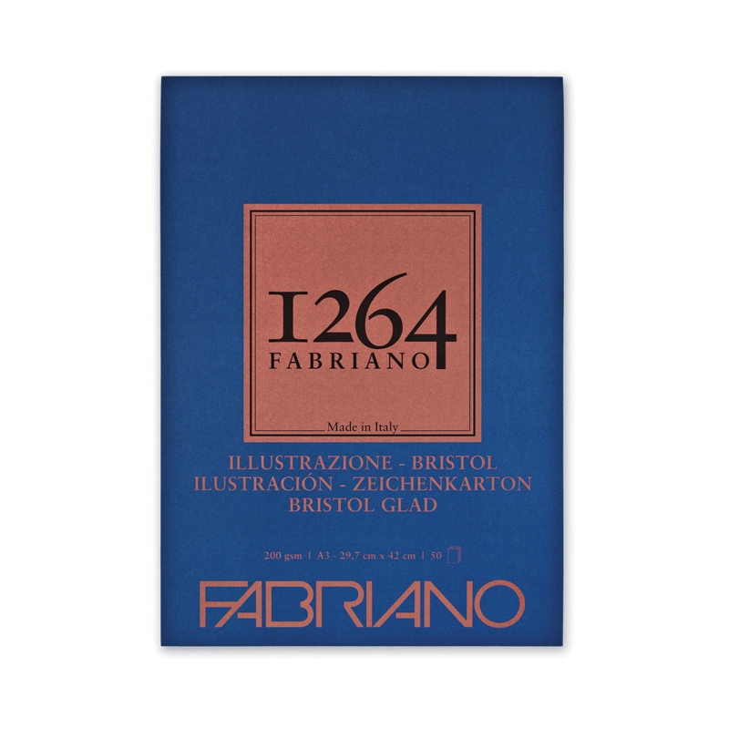 Blok Illustration A3 50L 200g (Smooth) 1264 Fabriano 19100655