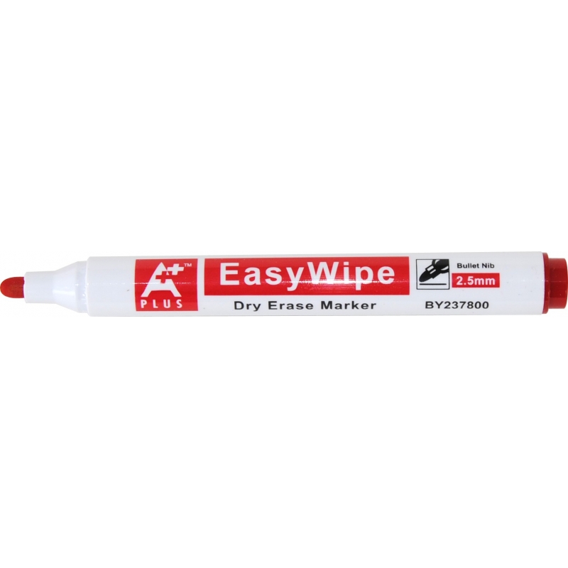 Marker Za Belu Tablu EasyWipe BY237800 2,5 Mm A Plus Crvena