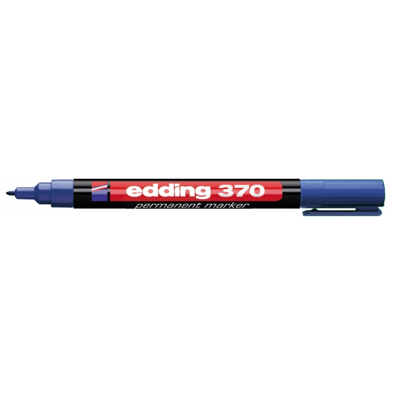 Marker Permanent 370 1mm, Tanji Zaobljeni Edding Plava