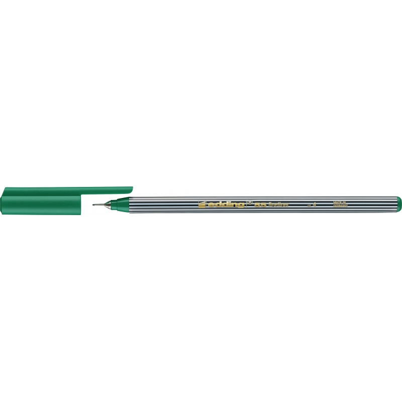 Fineliner E-55 0,3mm Edding Zelena