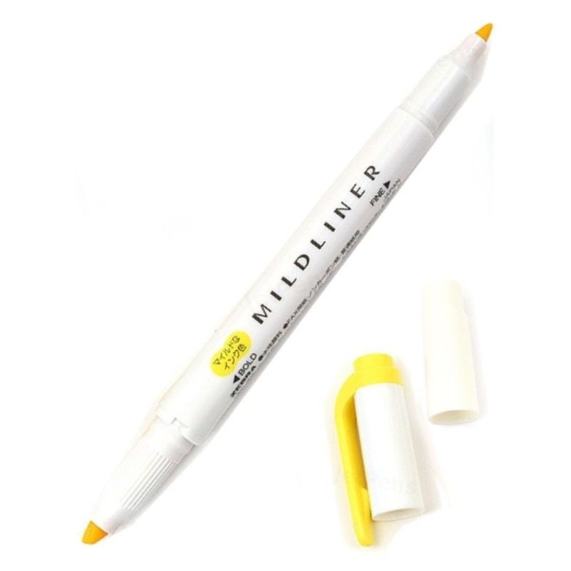 Text Marker - Signir Zebra Mildliner Žuti (Dva Vrha) 78150 45888781504