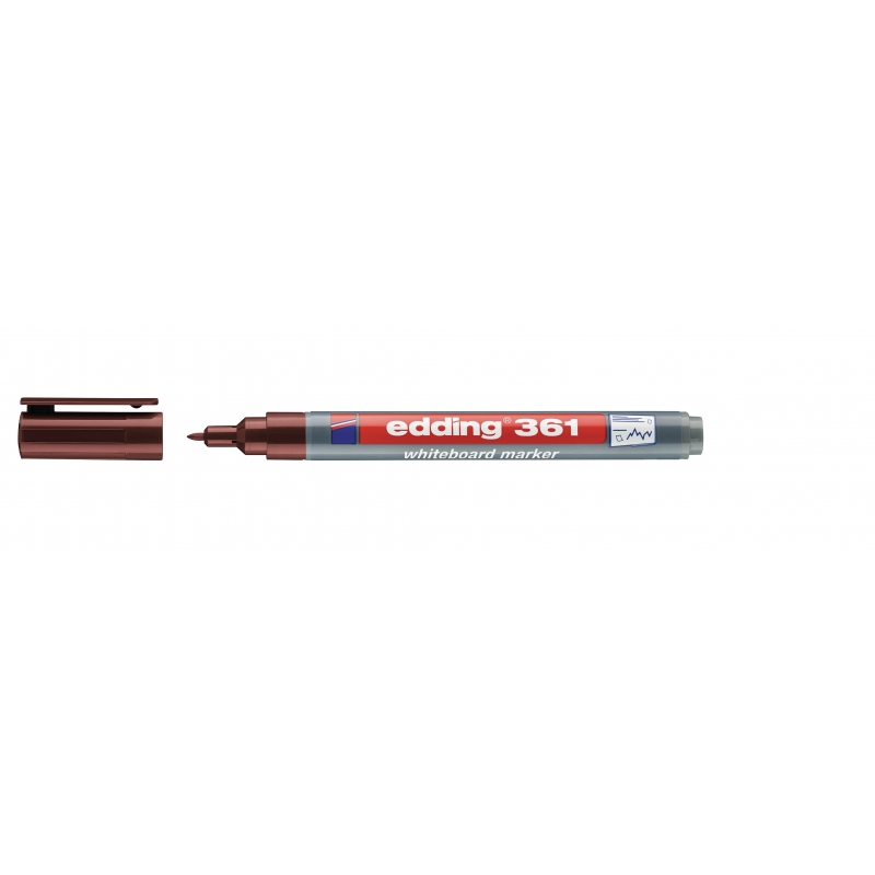 Marker Za Belu Tablu 361 1mm Edding Braon