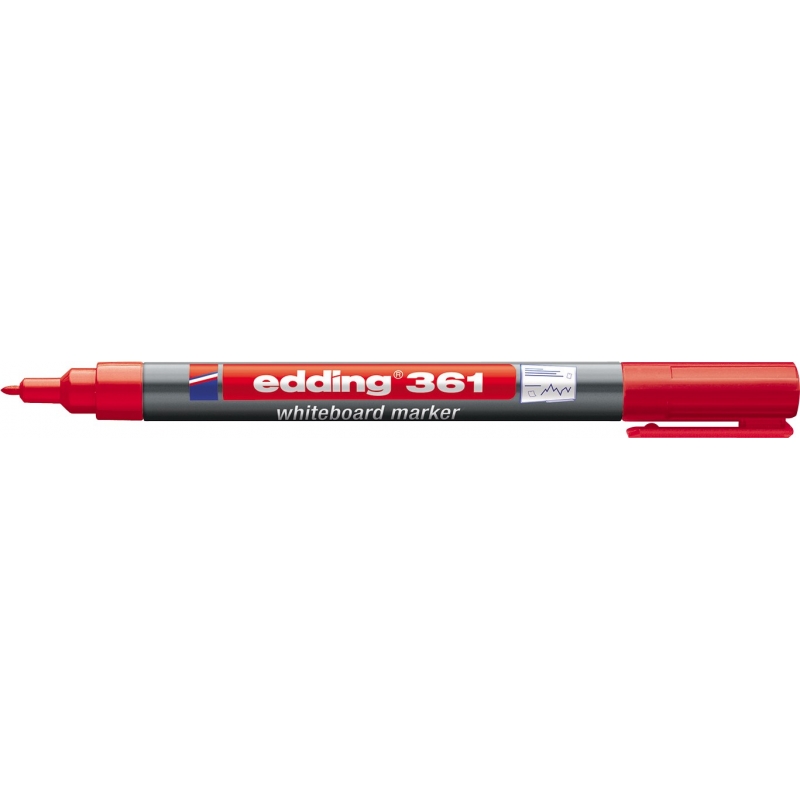 Marker Za Belu Tablu 361 1mm Edding Crvena